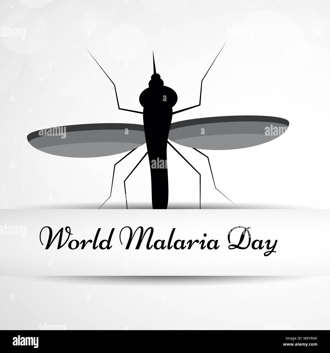 illustration of World Malaria Day background Stock Photo - Alamy