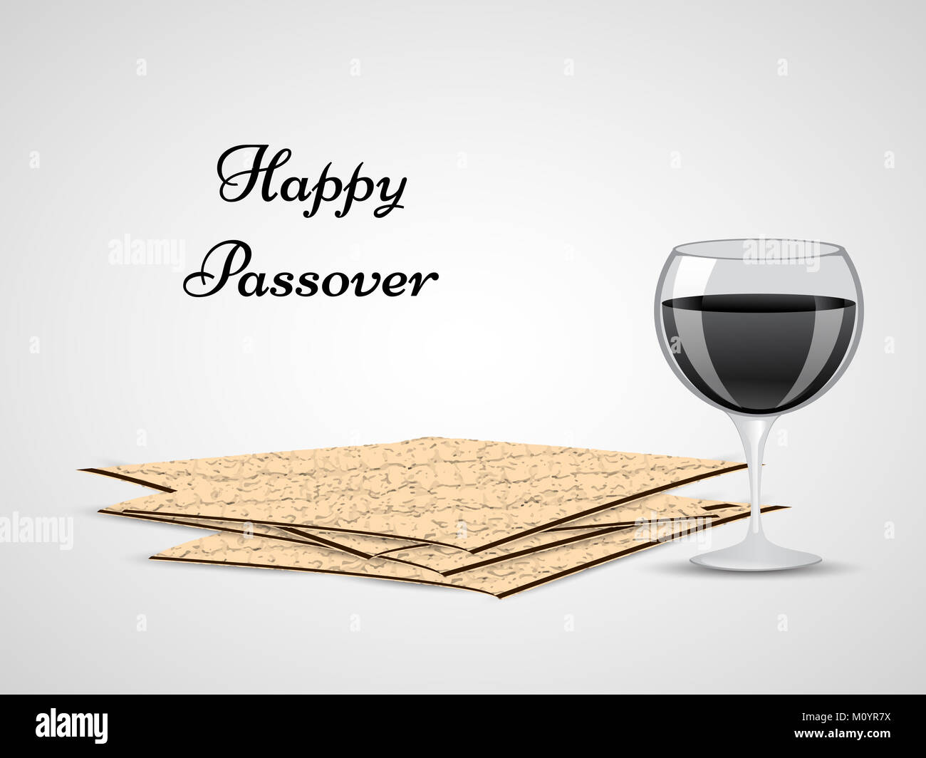 illustration of Jewish holiday Passover background Stock Photo - Alamy