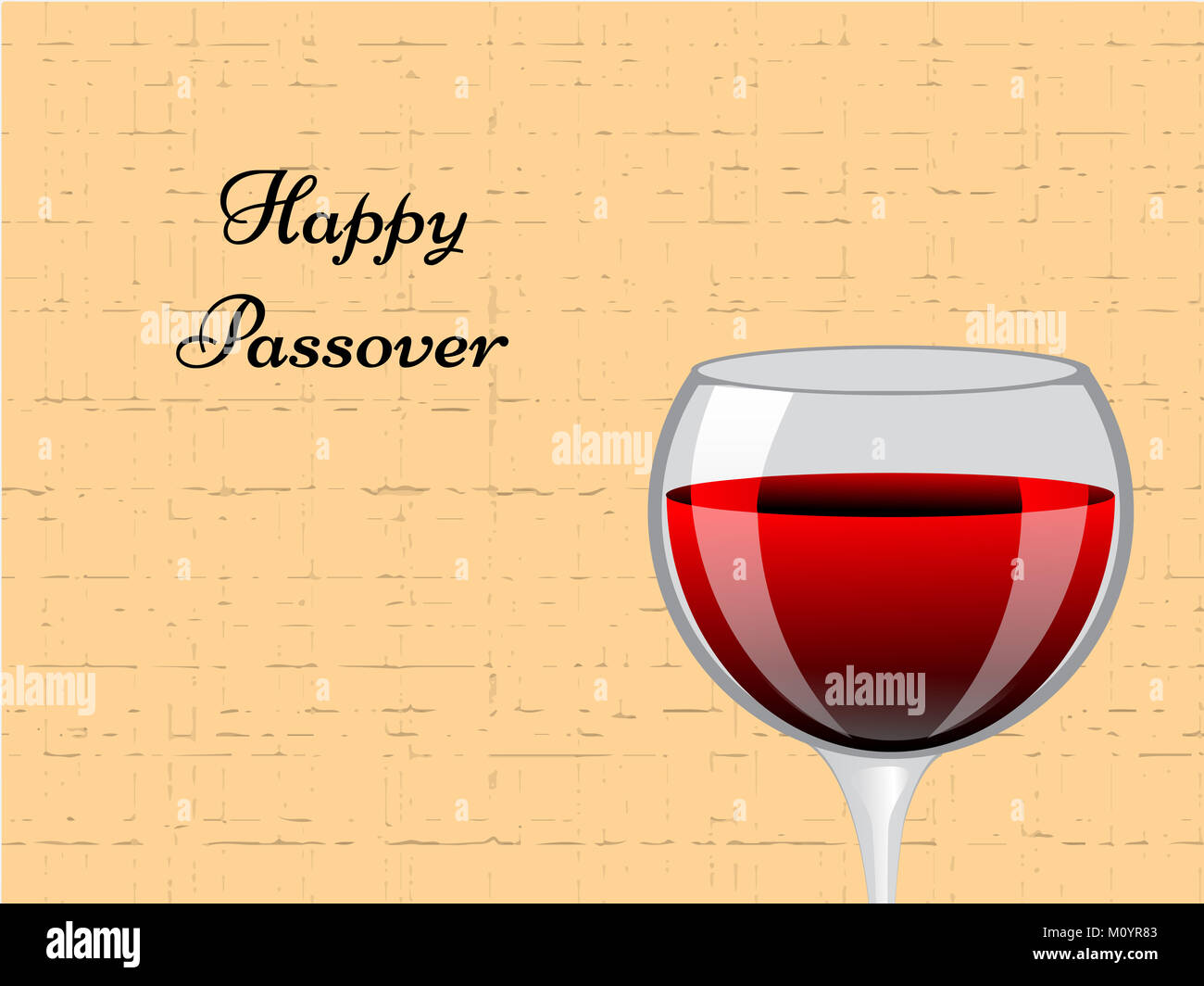 illustration of Jewish holiday Passover background Stock Photo - Alamy
