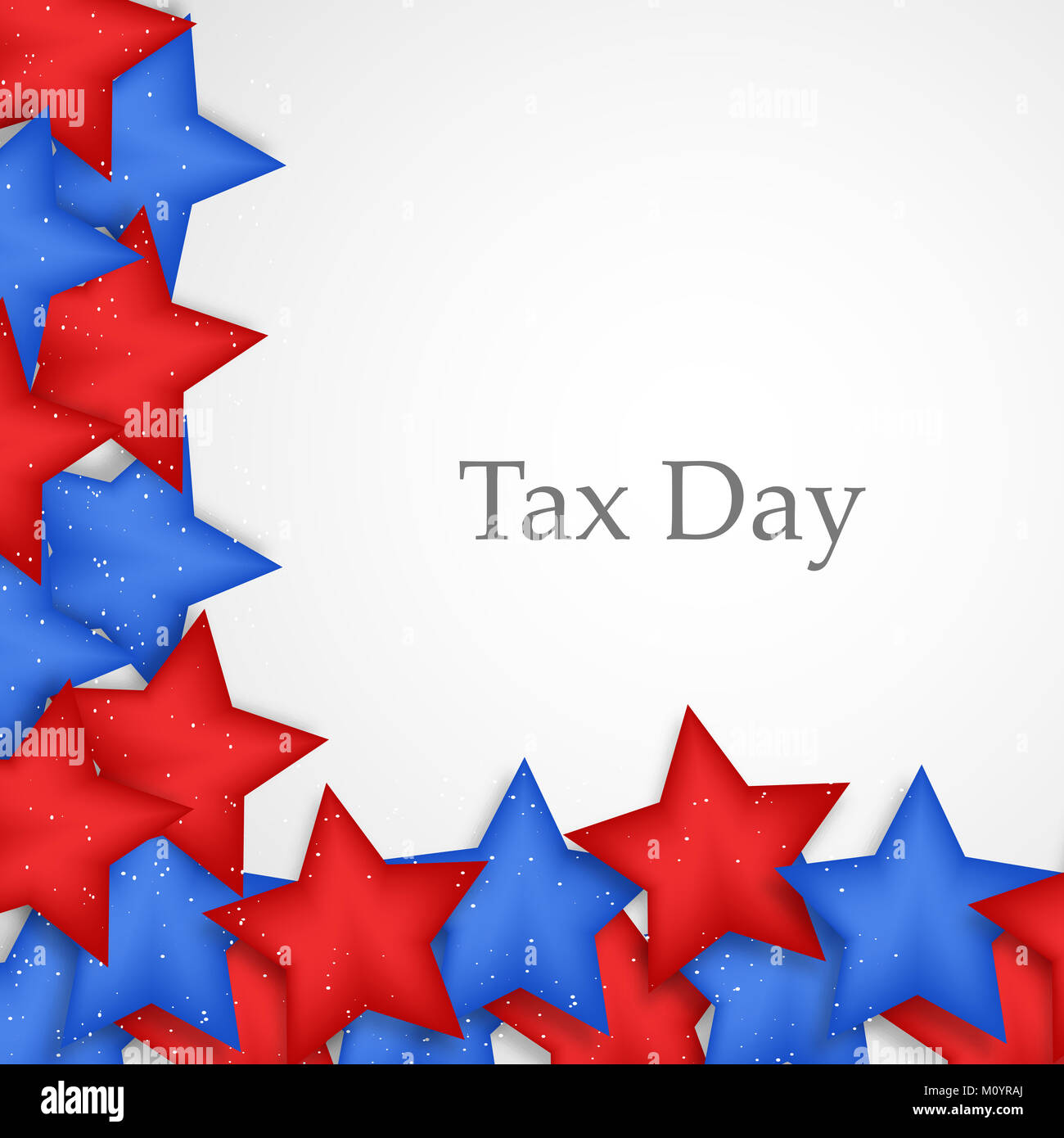 illustration of U.S.A Tax Day background Stock Photo - Alamy