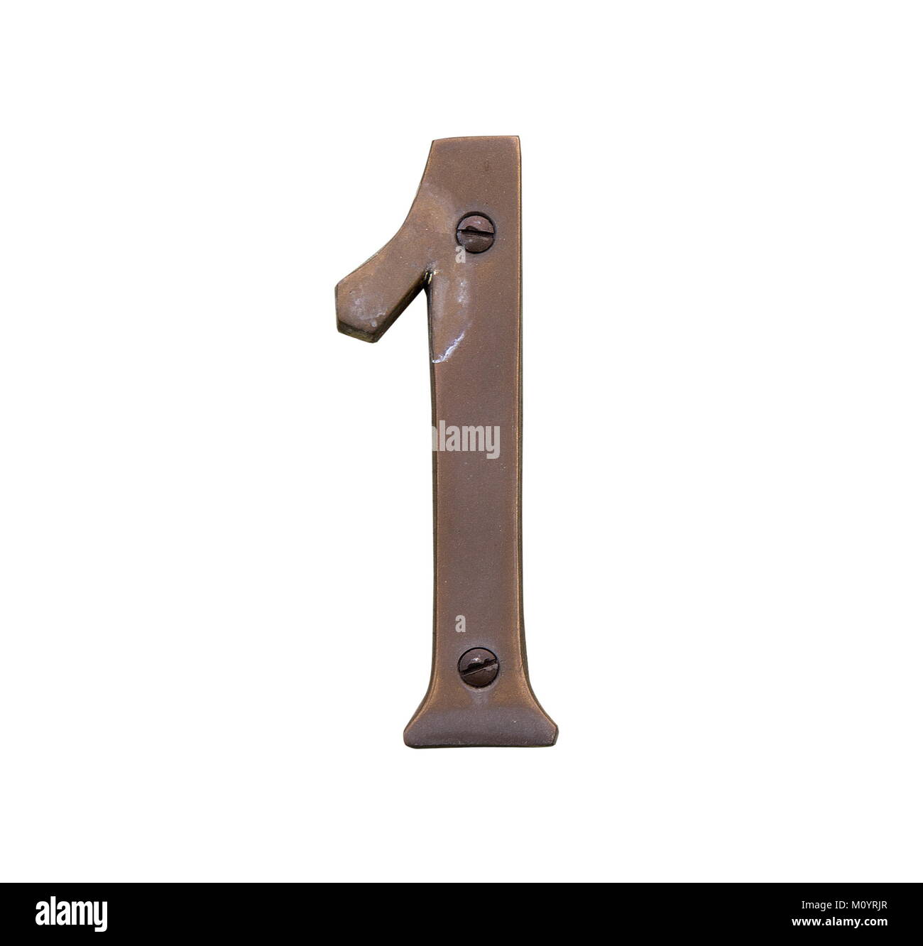House numbers 1 Cut Out Stock Images & Pictures - Alamy