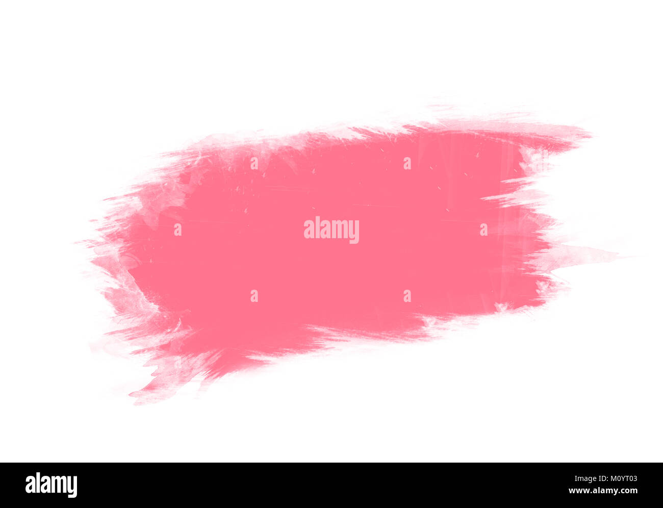 Pink watercolor graphic color brush strokes patches effect background ...