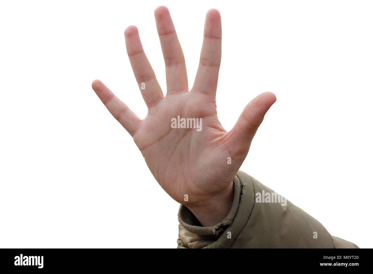 Open hand up Stock Photo - Alamy