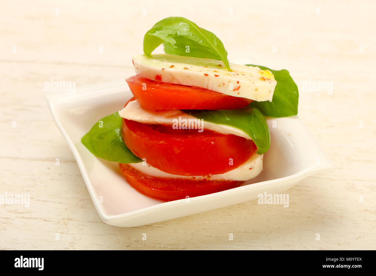 Italian Caprese salad Stock Photo - Alamy