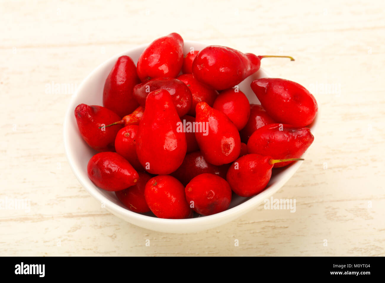 The cornel fruit Stock Photo - Alamy