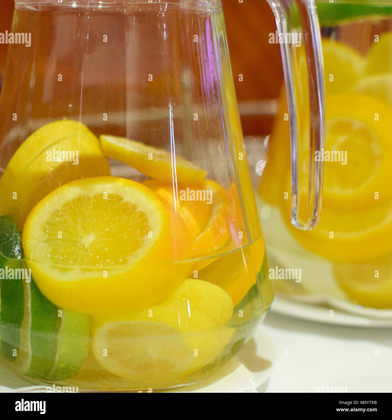 Lemon water jug hi-res stock photography and images - Alamy