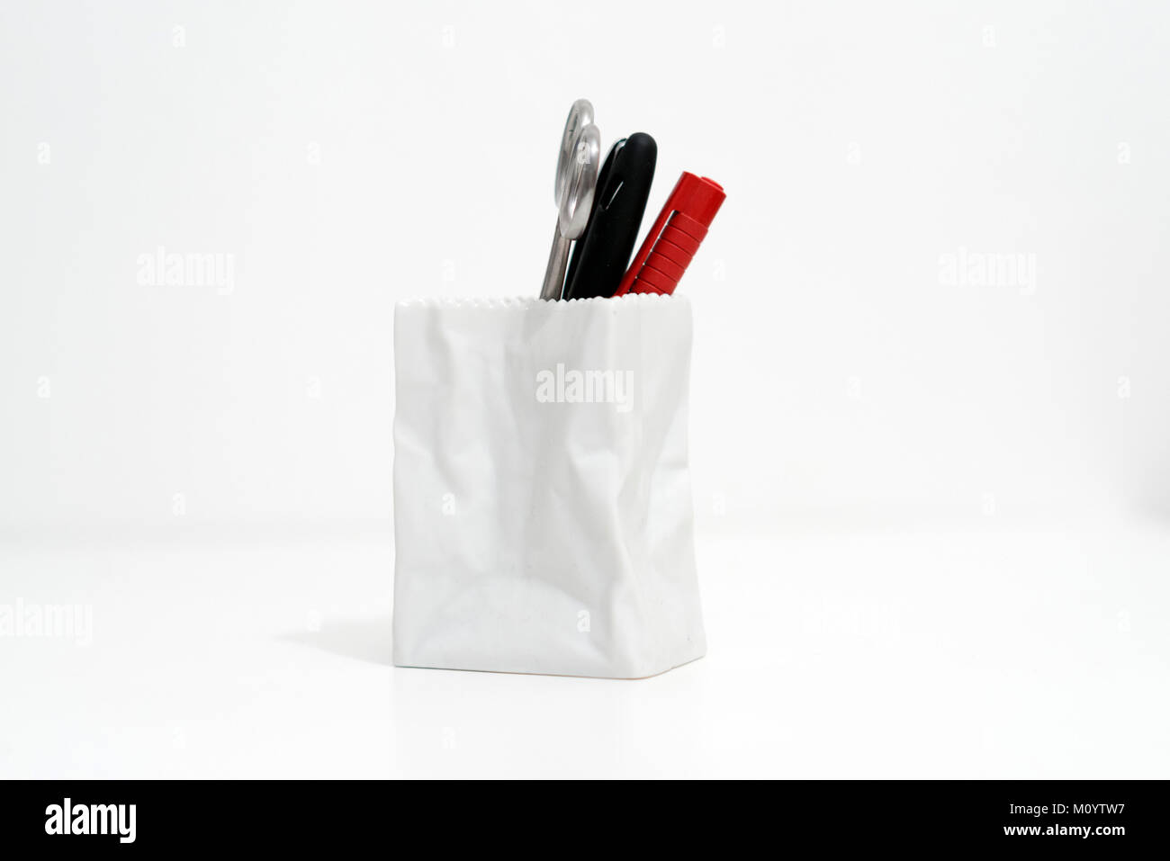 Pen holder minimal Stock Photo - Alamy