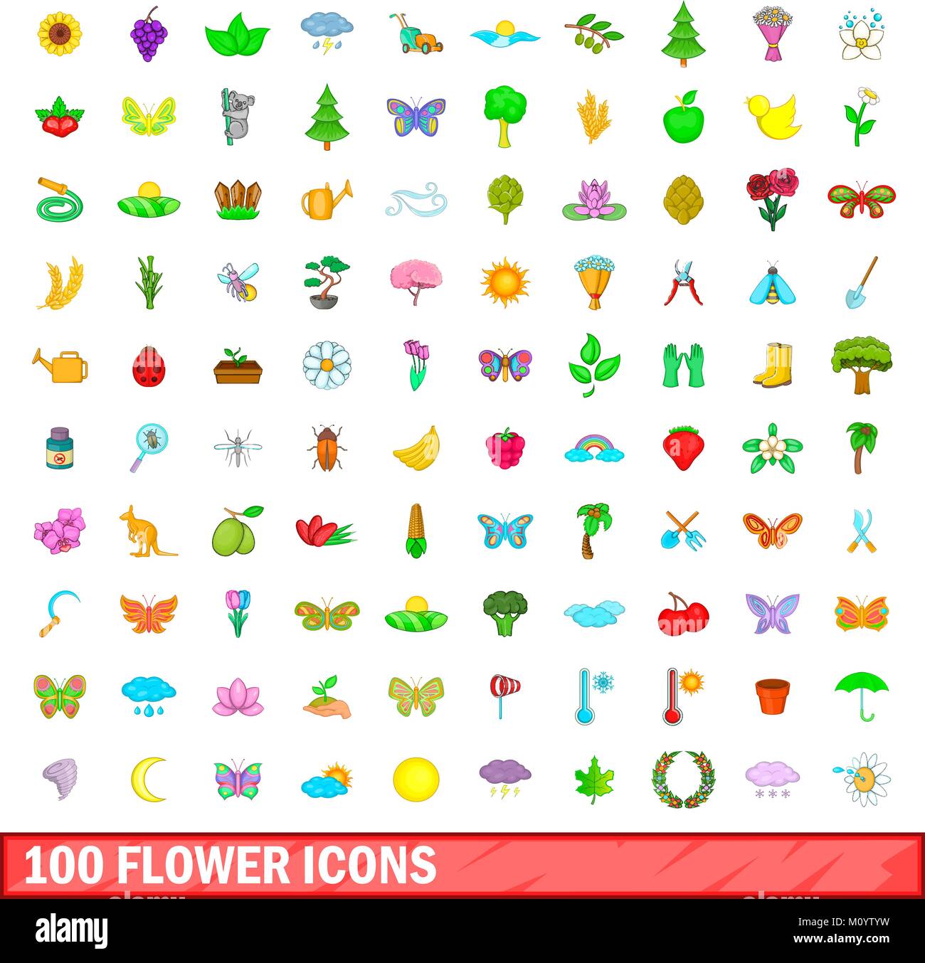 Red pea flower Stock Vector Images - Alamy