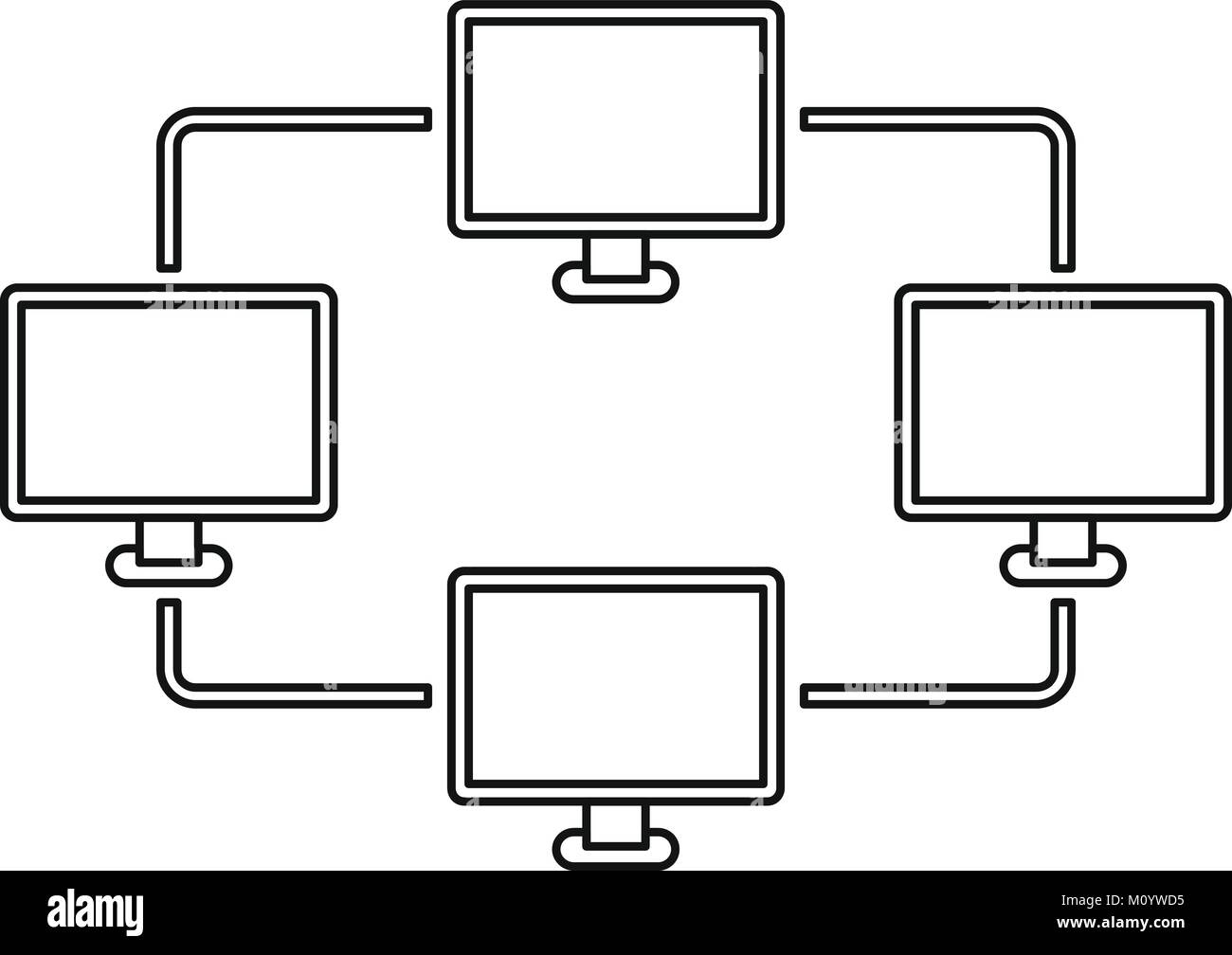 Computer transmission information icon Stock Vector Image & Art - Alamy