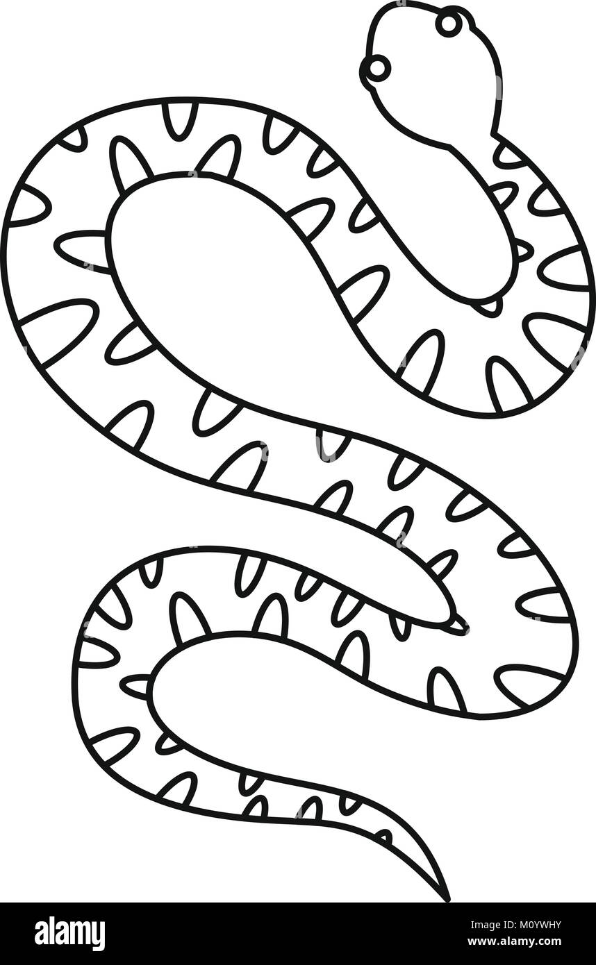 Writhing snake Stock Vector Images - Alamy