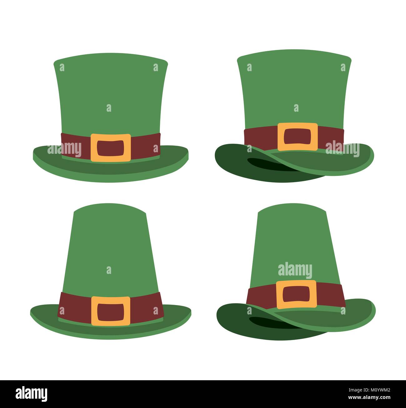 Irish Top Hat Icon Over High Resolution Stock Photography and Images ...