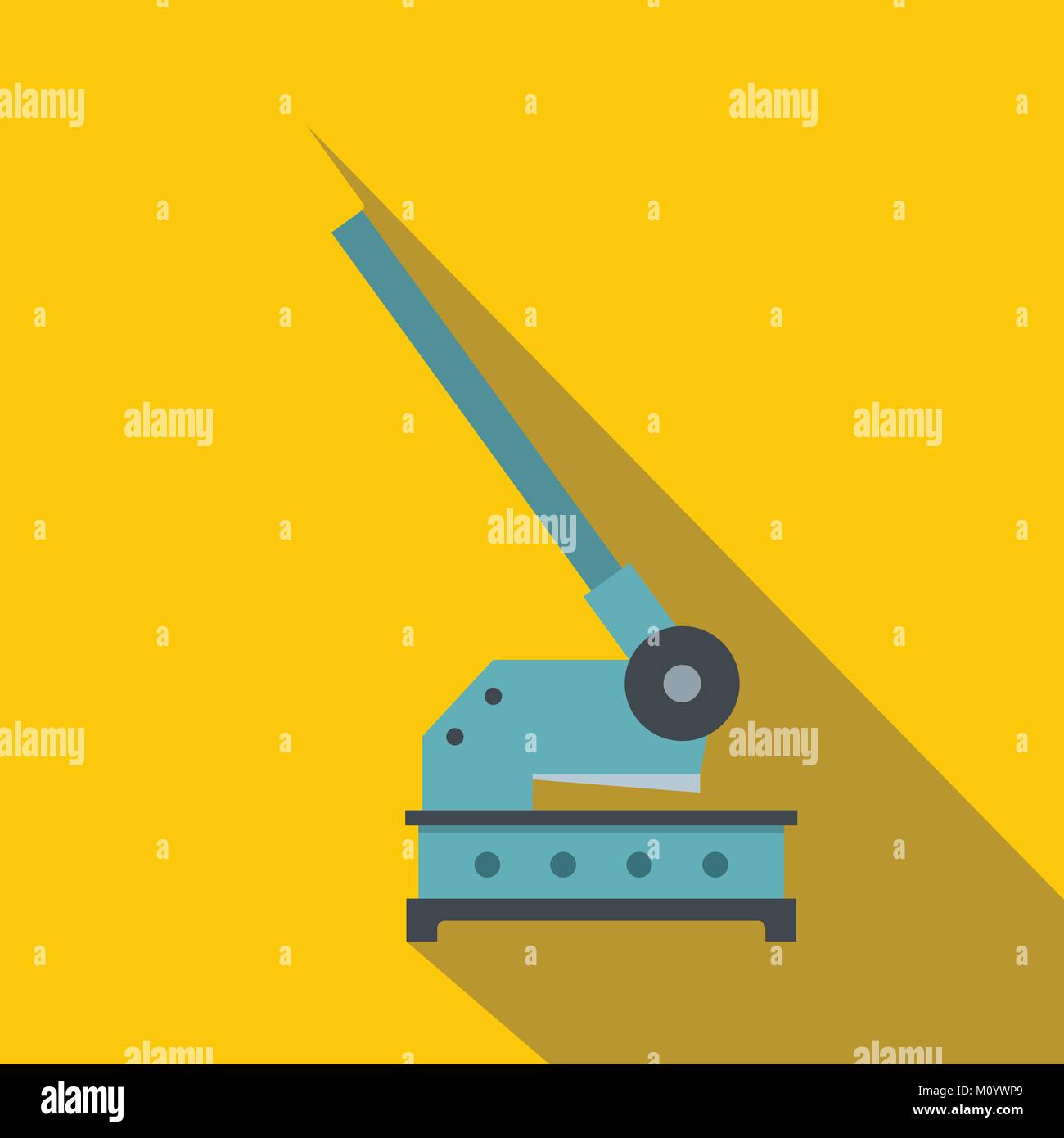 Cutting machine icon, flat style Stock Vector Image & Art - Alamy