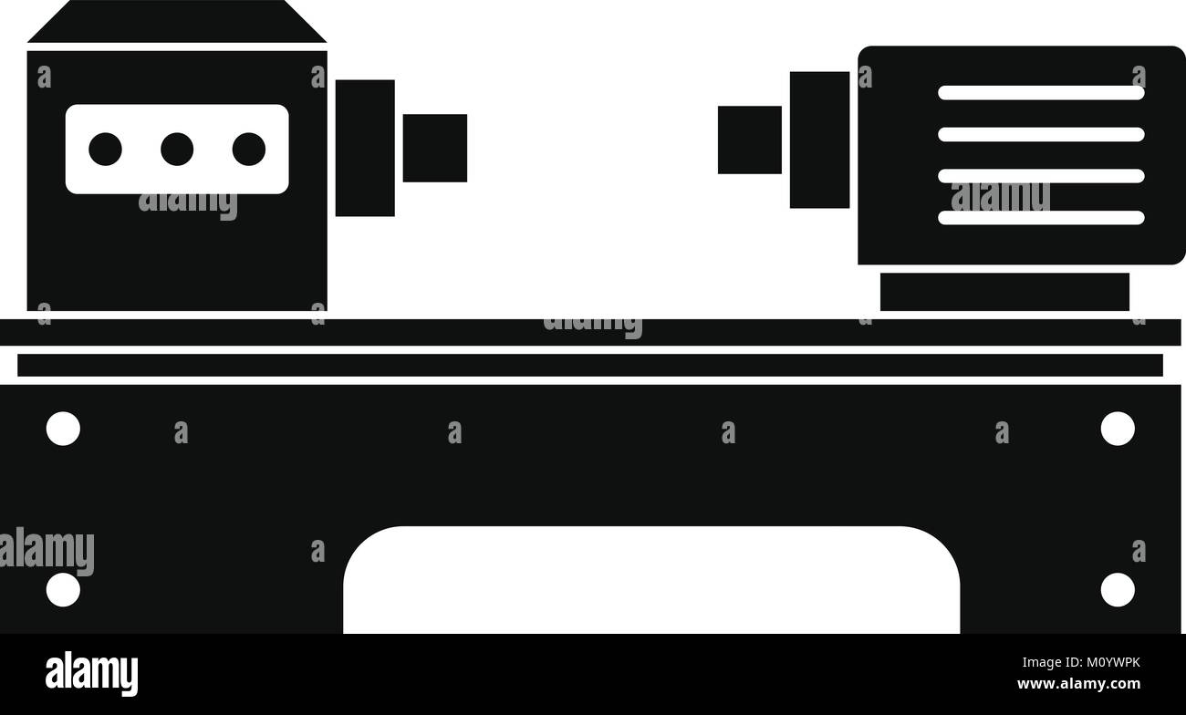 Lathe machine icon, simple style Stock Vector Image & Art - Alamy