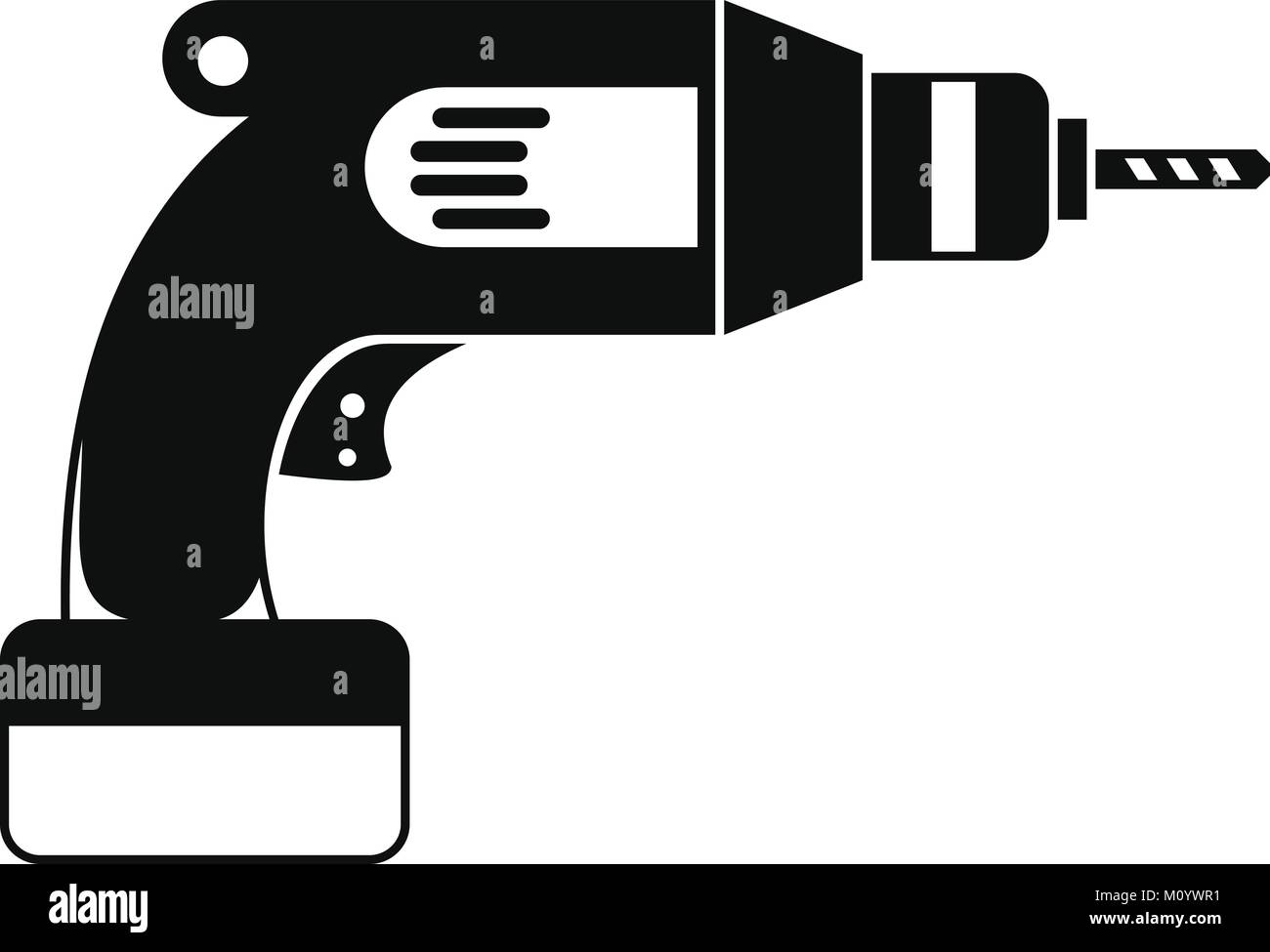 Single drill bit Stock Vector Images - Alamy