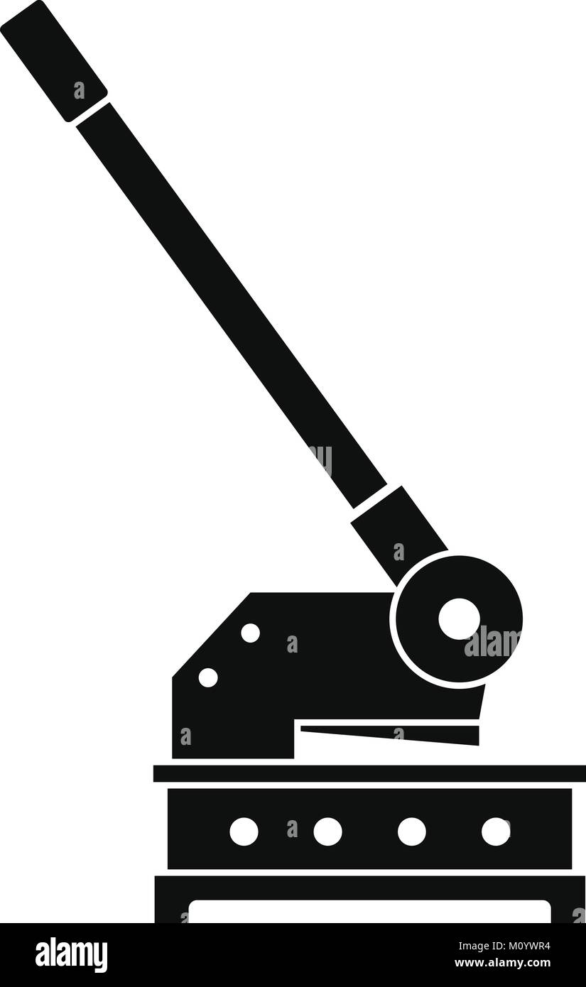 Cutting machine icon, simple style Stock Vector Image & Art - Alamy