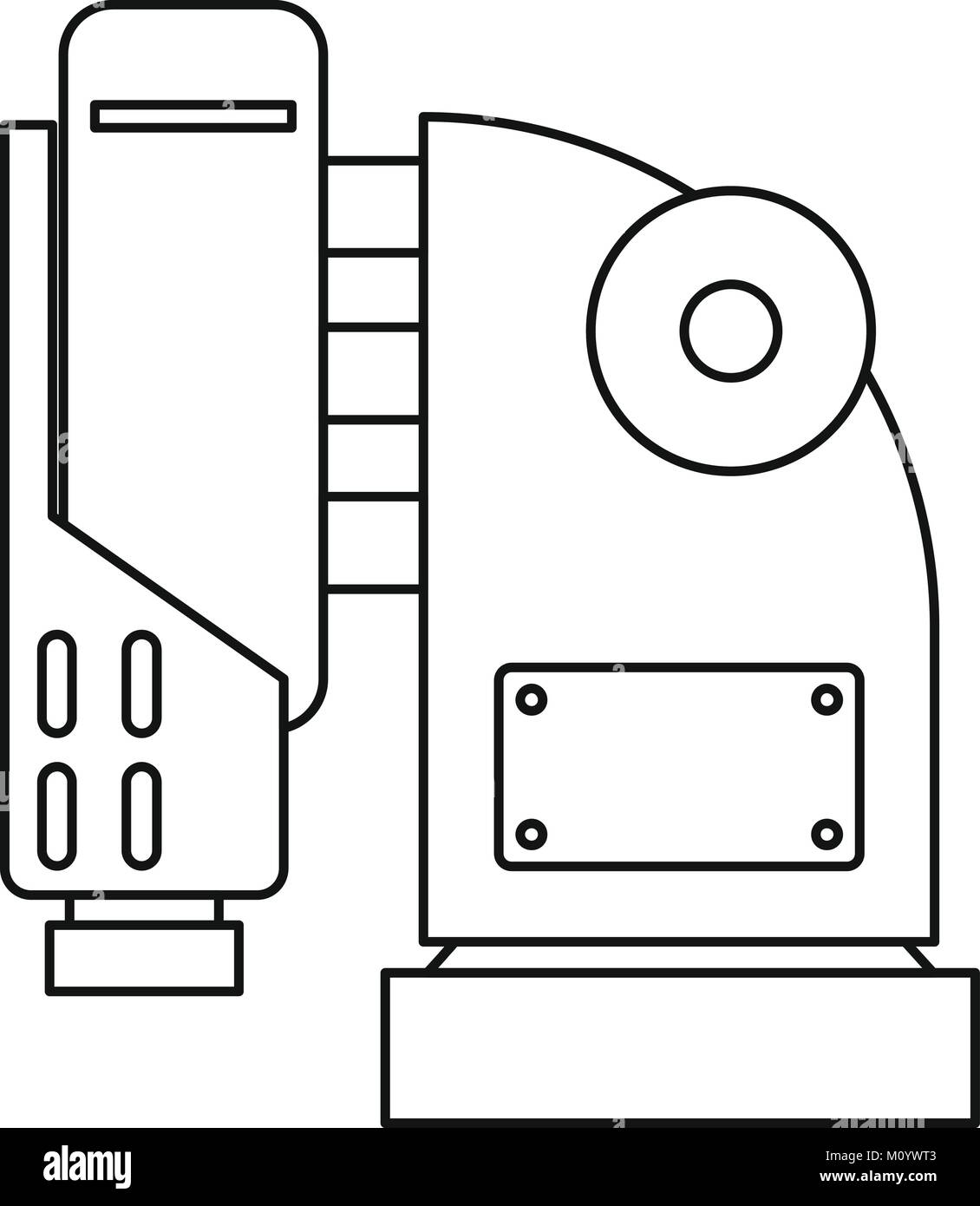 Drilling machine work site Black and White Stock Photos & Images - Alamy
