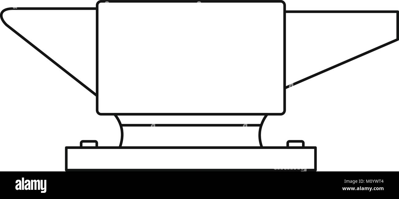 Anvil shape Black and White Stock Photos & Images - Alamy