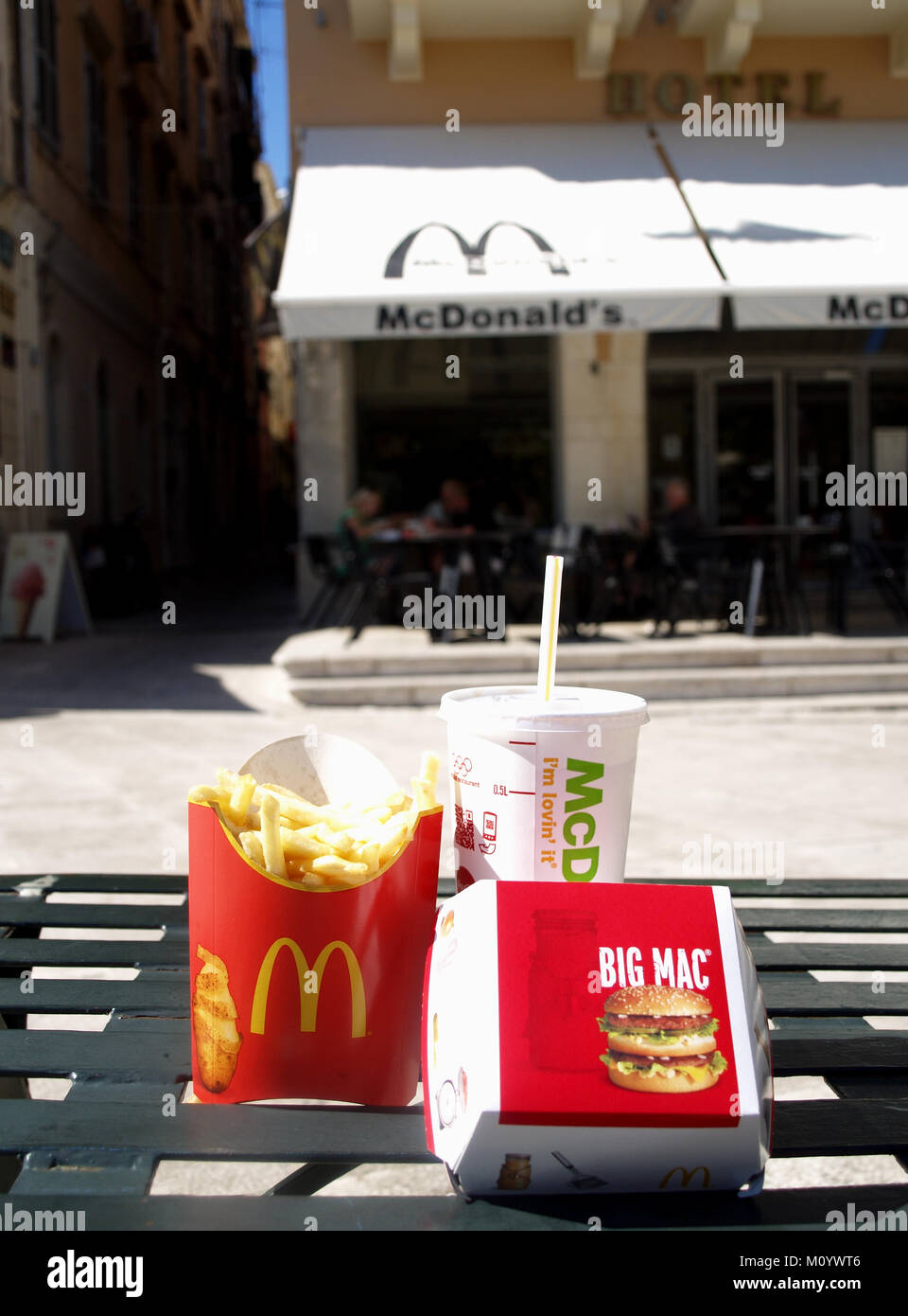 Greece mcdonalds hi-res stock photography and images - Alamy