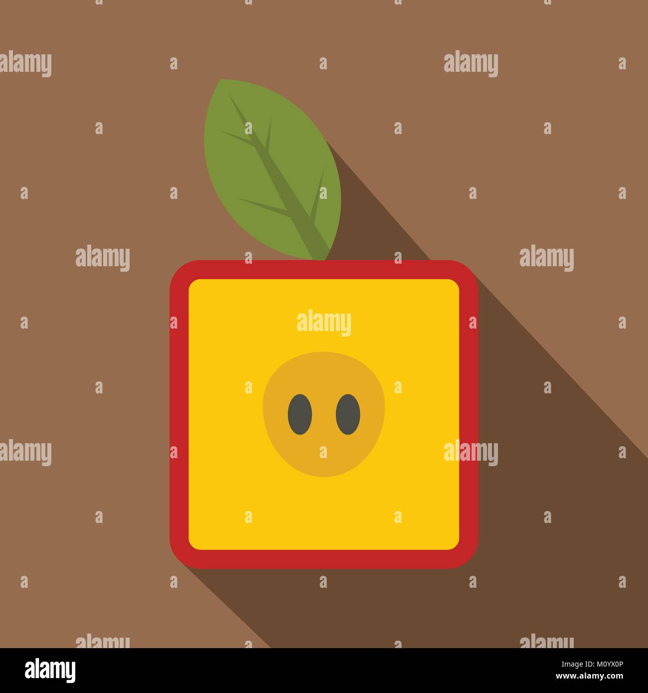 One whole apple Stock Vector Images - Alamy