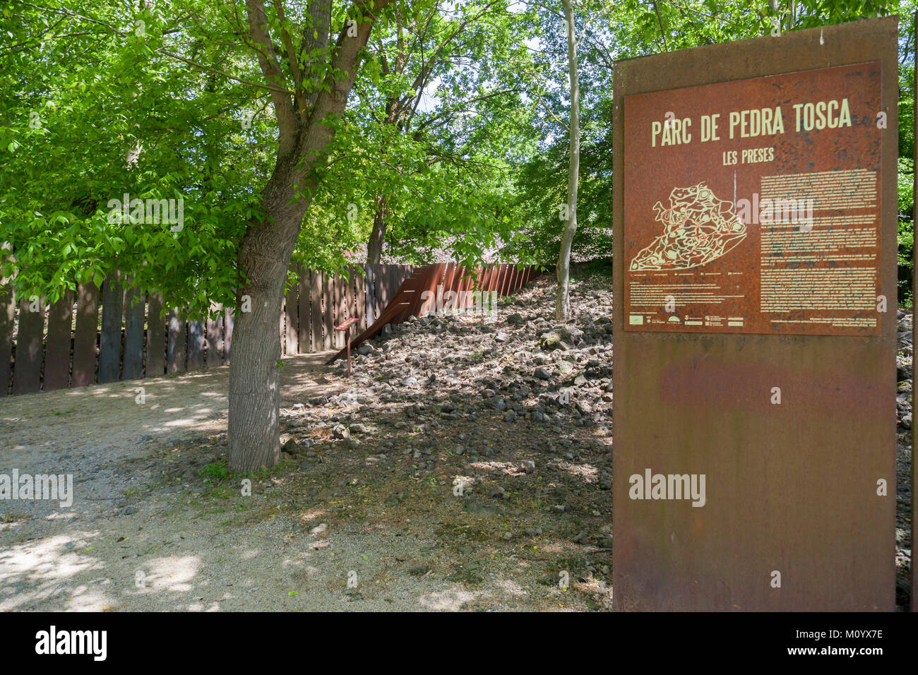 Parc de Pedra Tosca,Park Pumice stone,project by RCR Arquitectes ...