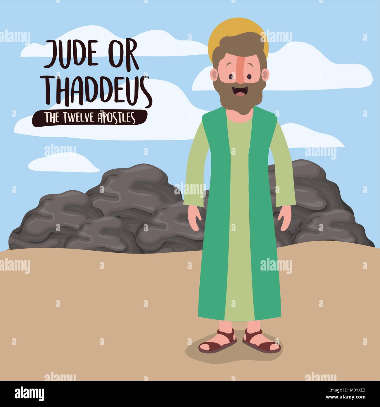 Jude apostle Stock Vector Images - Alamy