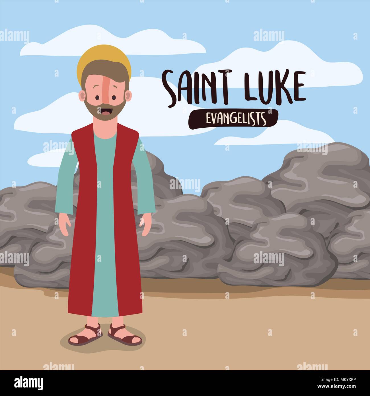 Evangelist luke Stock Vector Images - Alamy