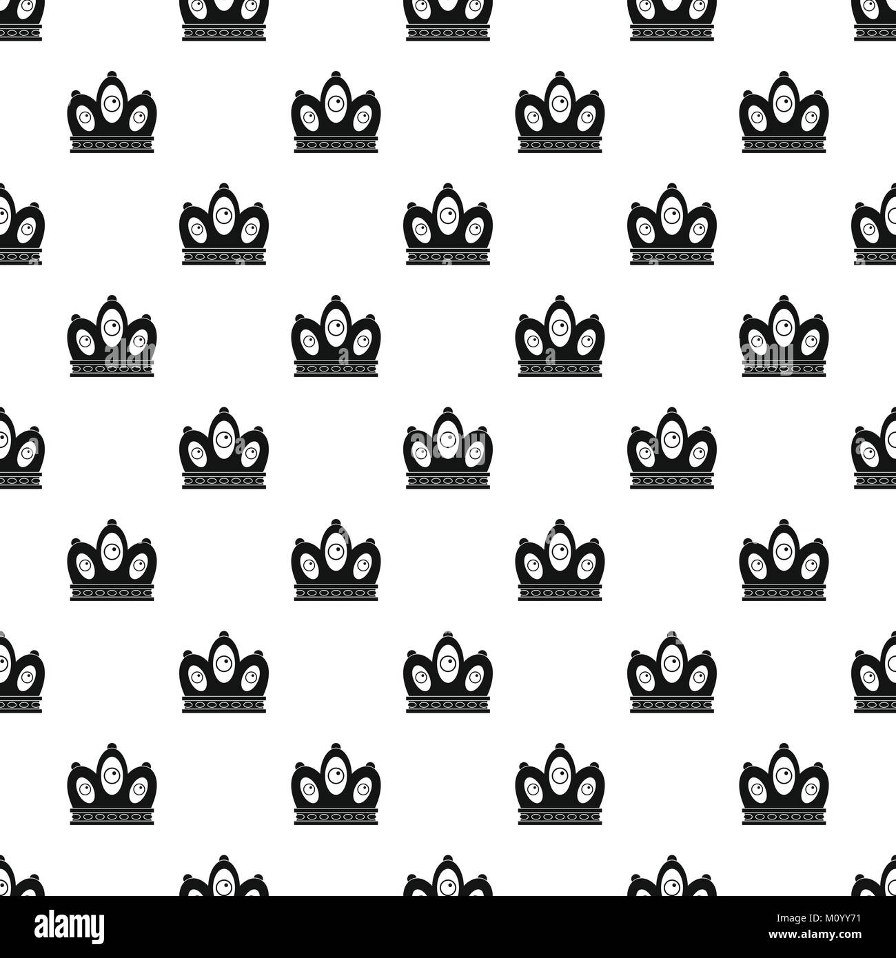 Prince crown pattern vector Stock Vector Image & Art - Alamy