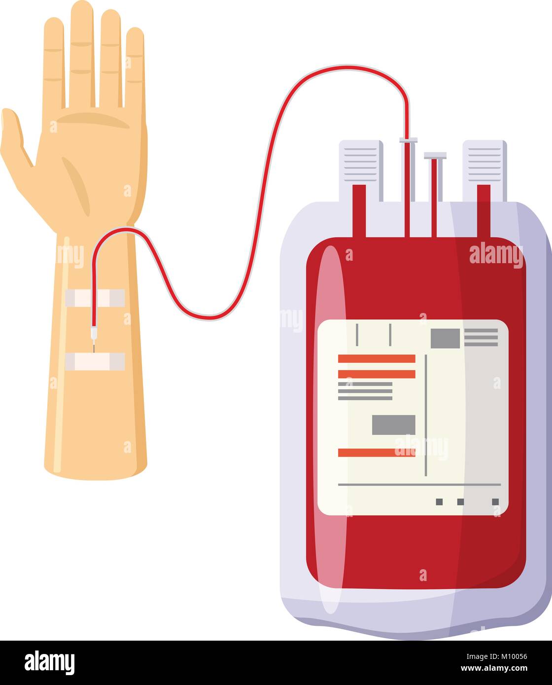 Blood bag cartoon heart icon hi-res stock photography and images - Alamy