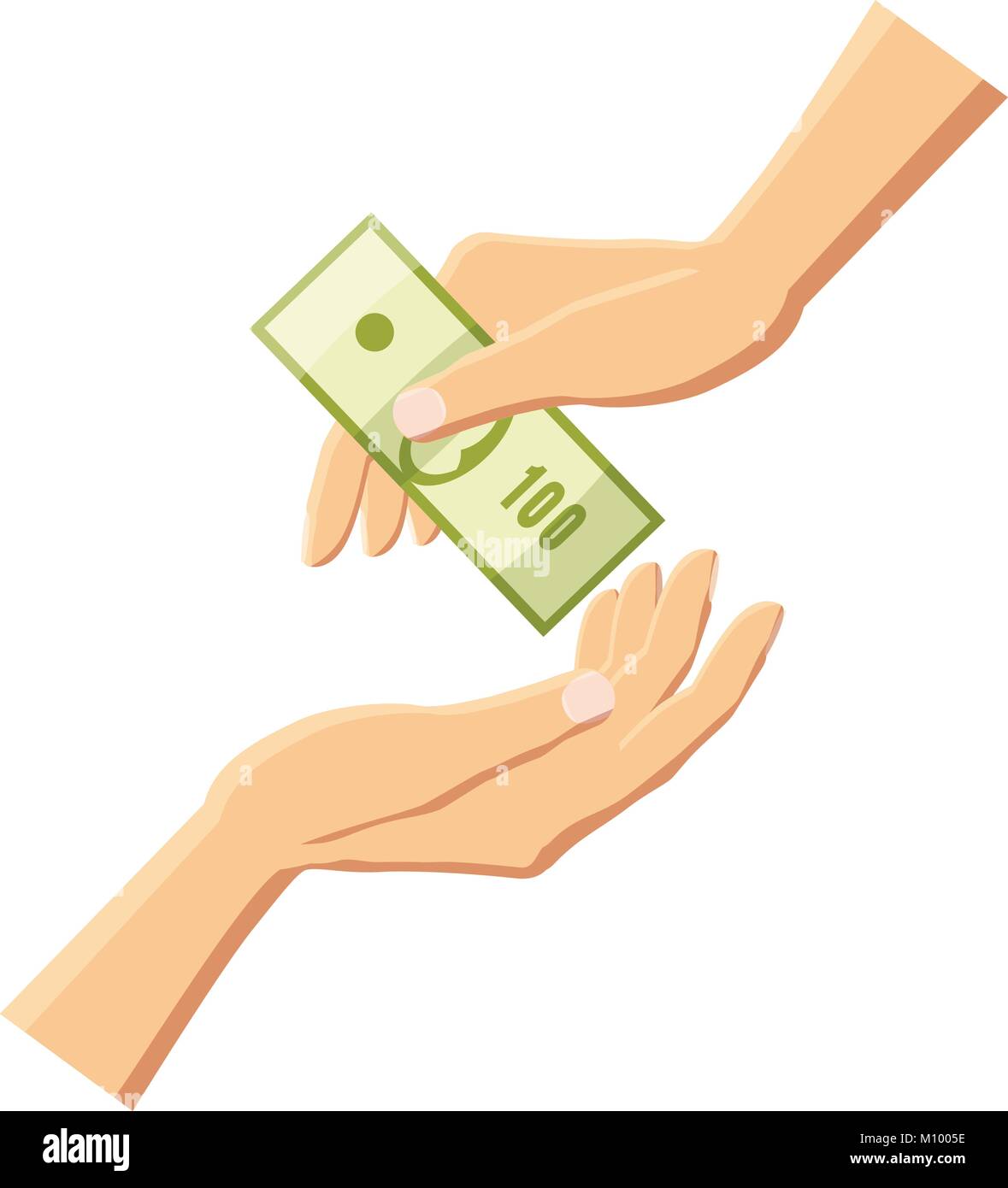 Giving one another Stock Vector Images - Alamy
