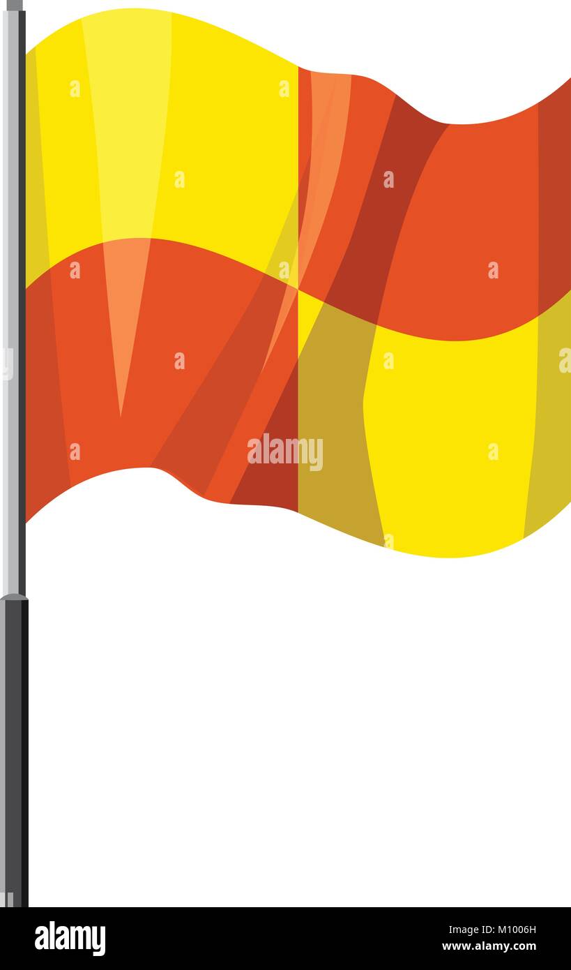 Post information with yellow flag hi-res stock photography and images ...