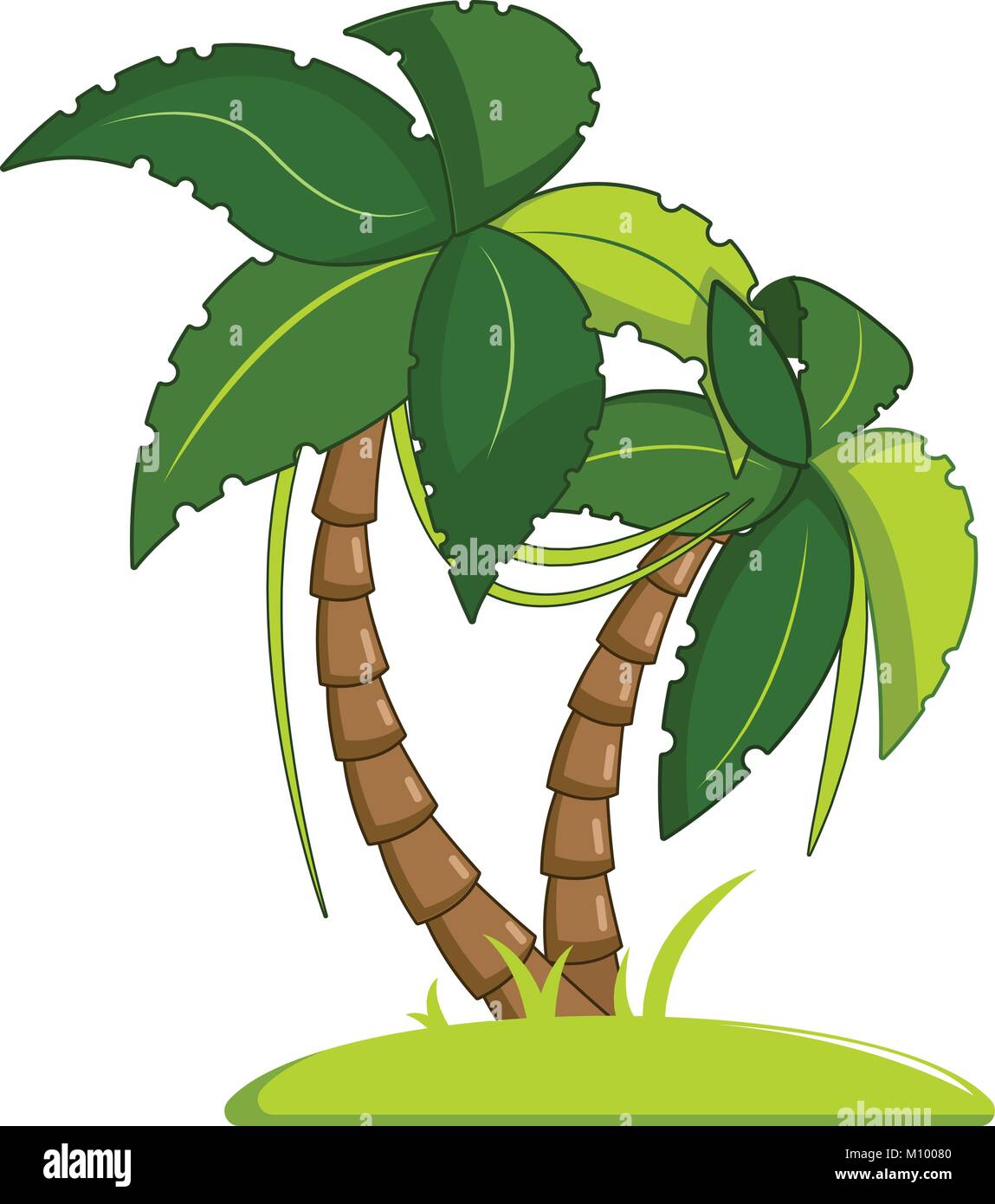 Palm tree icon, cartoon style Stock Vector Image & Art - Alamy
