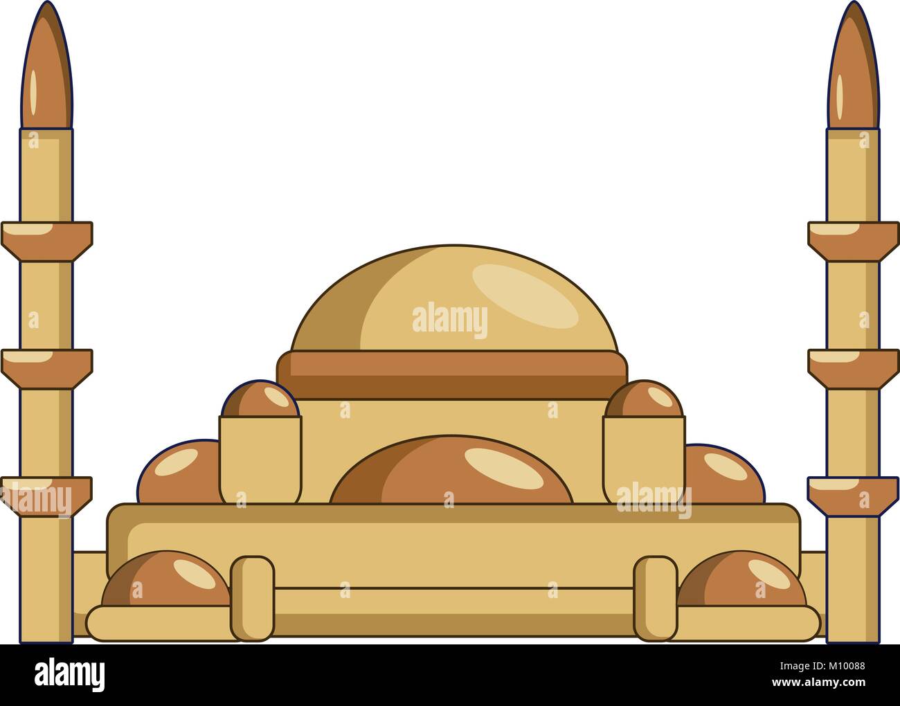 Mosque icon, cartoon style Stock Vector Image & Art - Alamy