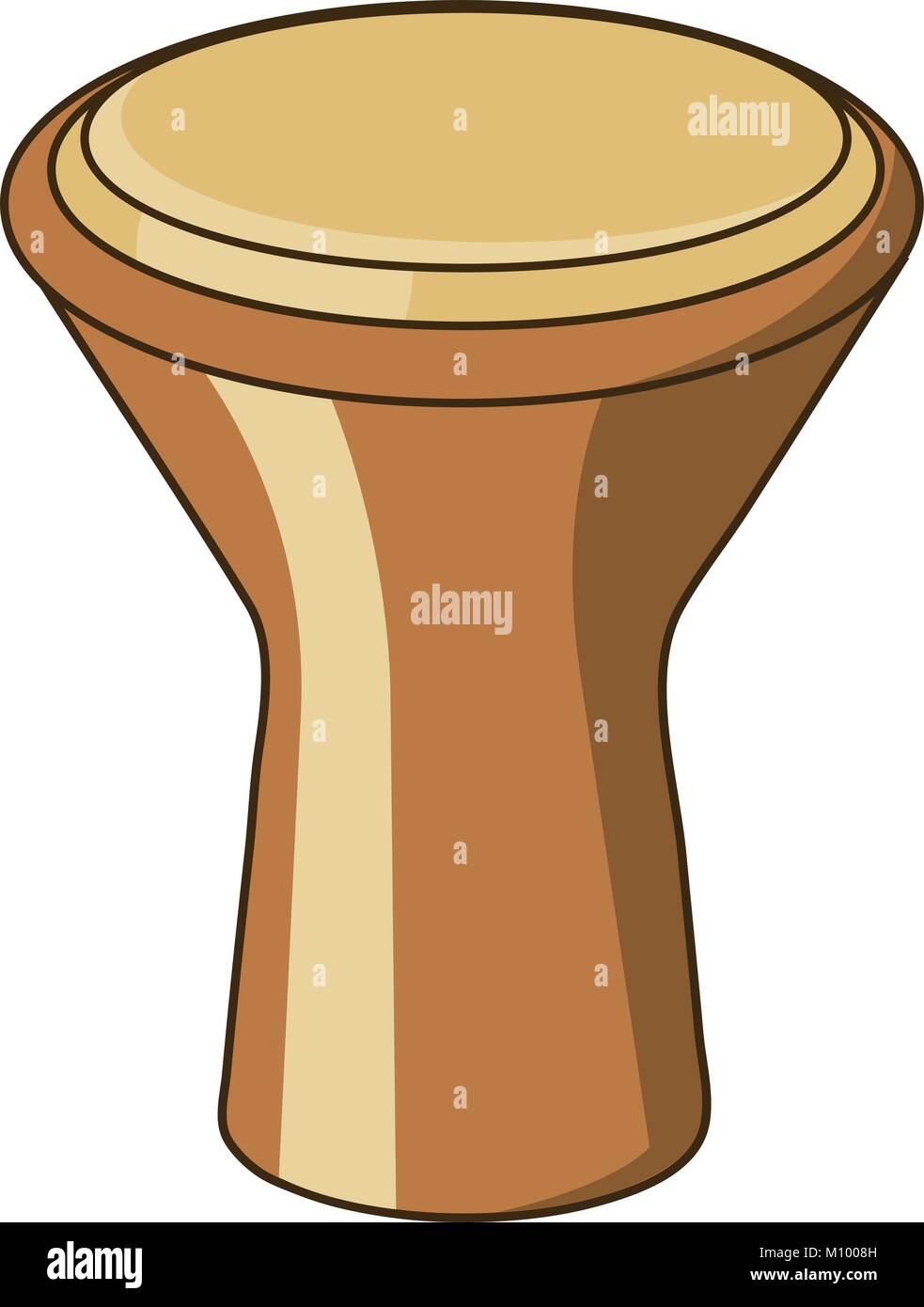 Darbuka percussive musical instrument icon Stock Vector Image & Art - Alamy