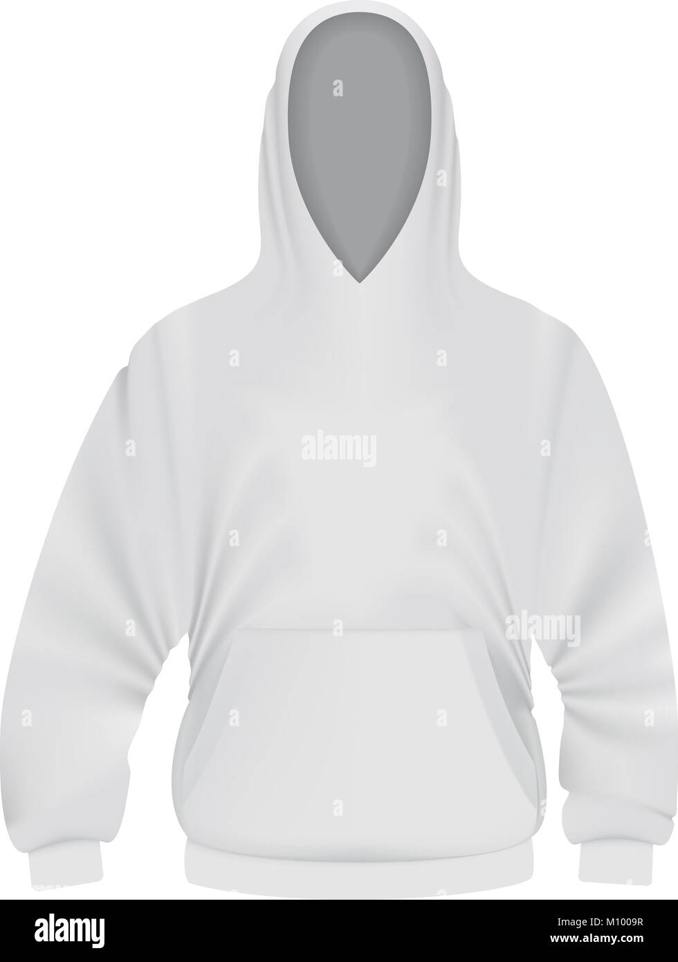 Mockup white female sweatshirt Stock Vector Images - Alamy