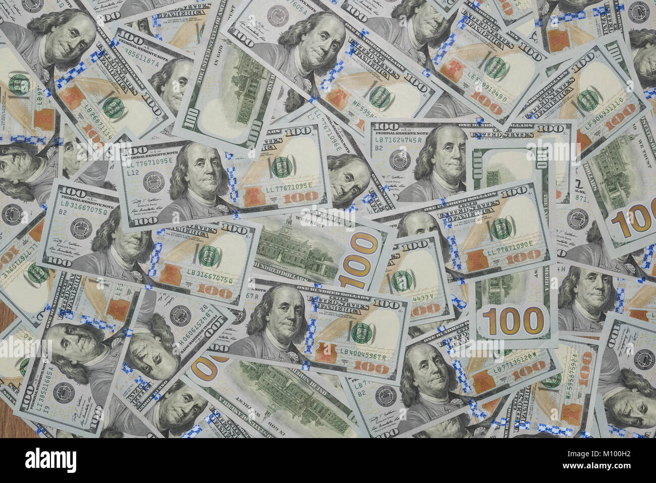 100 US Dollars banknotes (old and new sample Stock Photo - Alamy