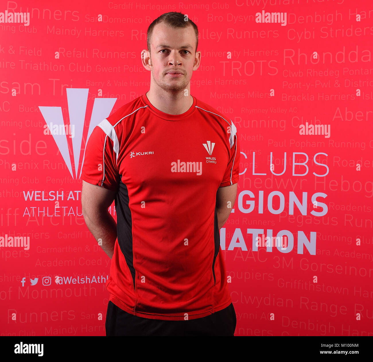 Cardiff, UK. 24th Jan, 2018. Osian Jones (Hammer) At the Welsh ...