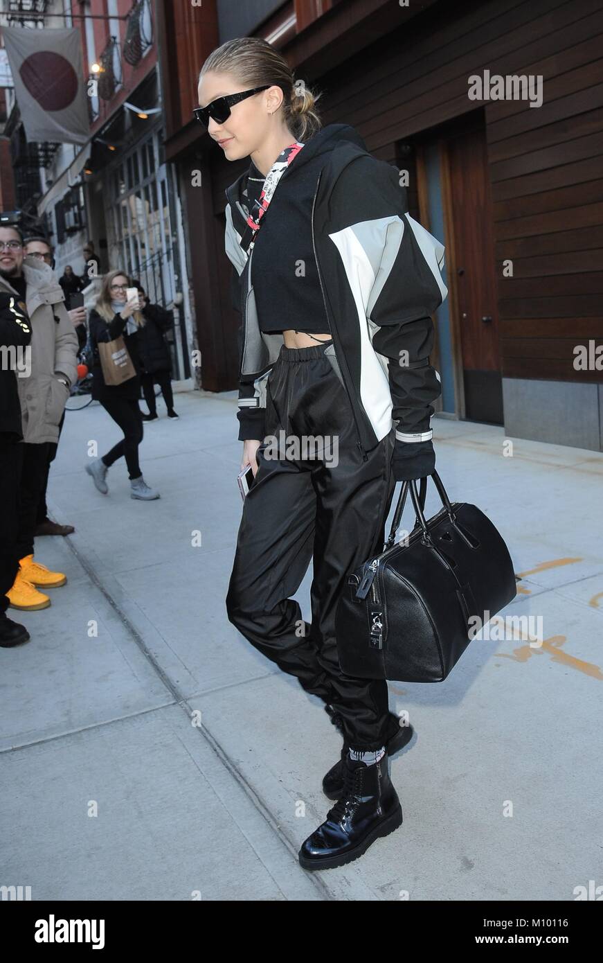 New York, NY, USA. 24th Jan, 2018. Gigi Hadid out and about for ...