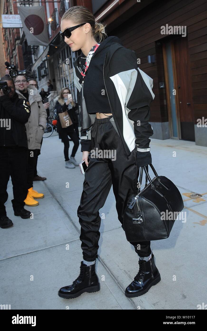 New York, NY, USA. 24th Jan, 2018. Gigi Hadid out and about for ...