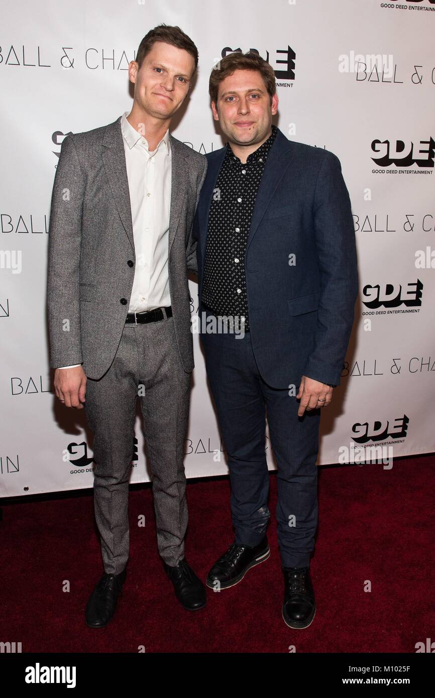 New York, NY, USA. 24th Jan, 2018. David Joseph Craig, Brian Crano at ...