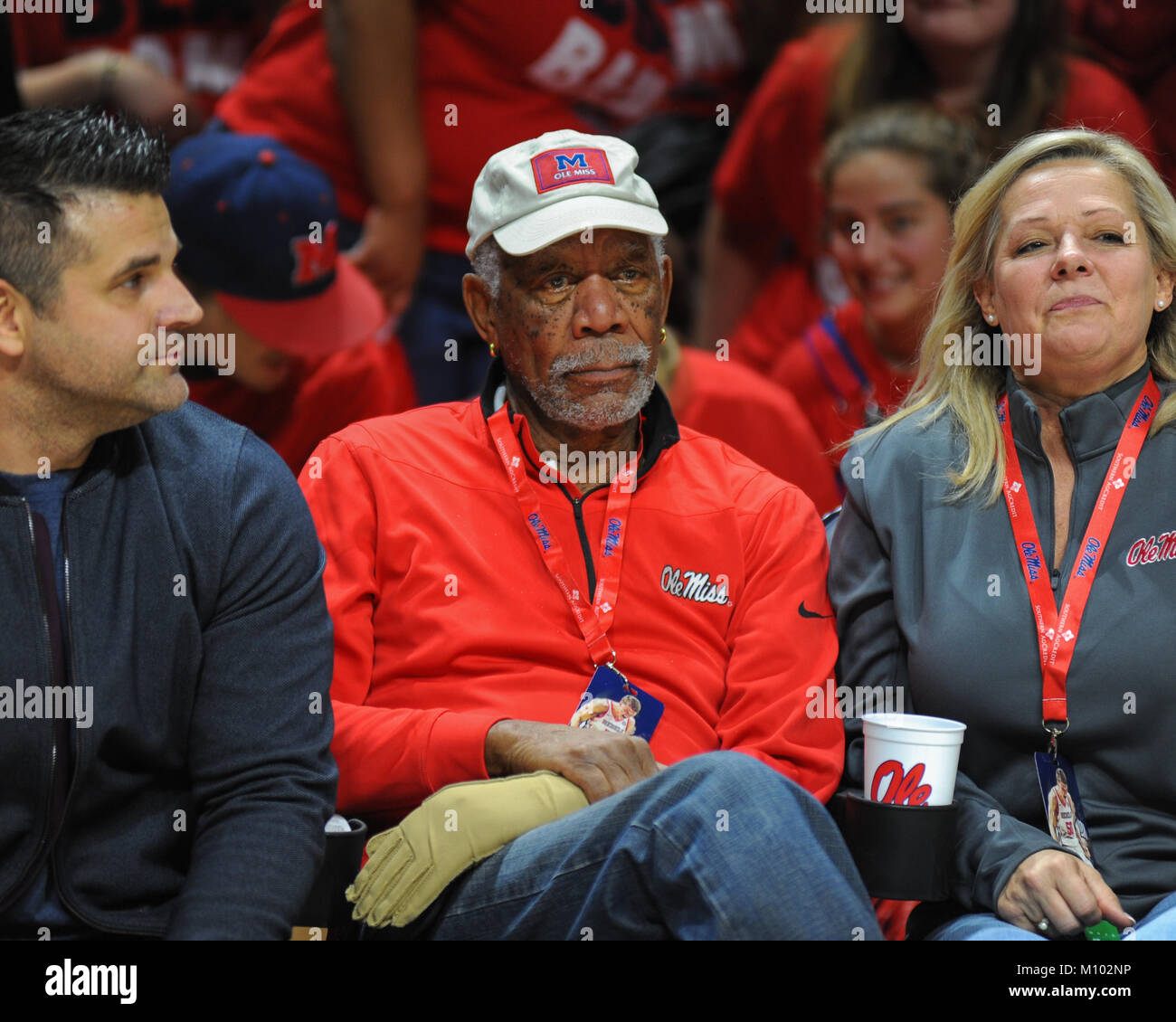 January 23, 2018; Oxford, MS, USA; Actor, producer and narrator, MORGAN ...
