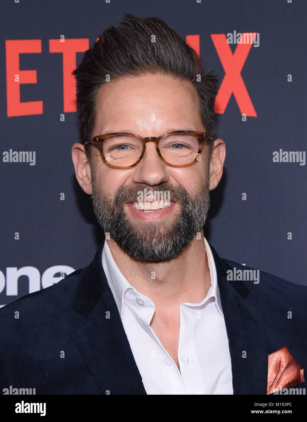 Hollywood, California, USA. 24th Jan, 2018. Todd Grinnell arrives for ...
