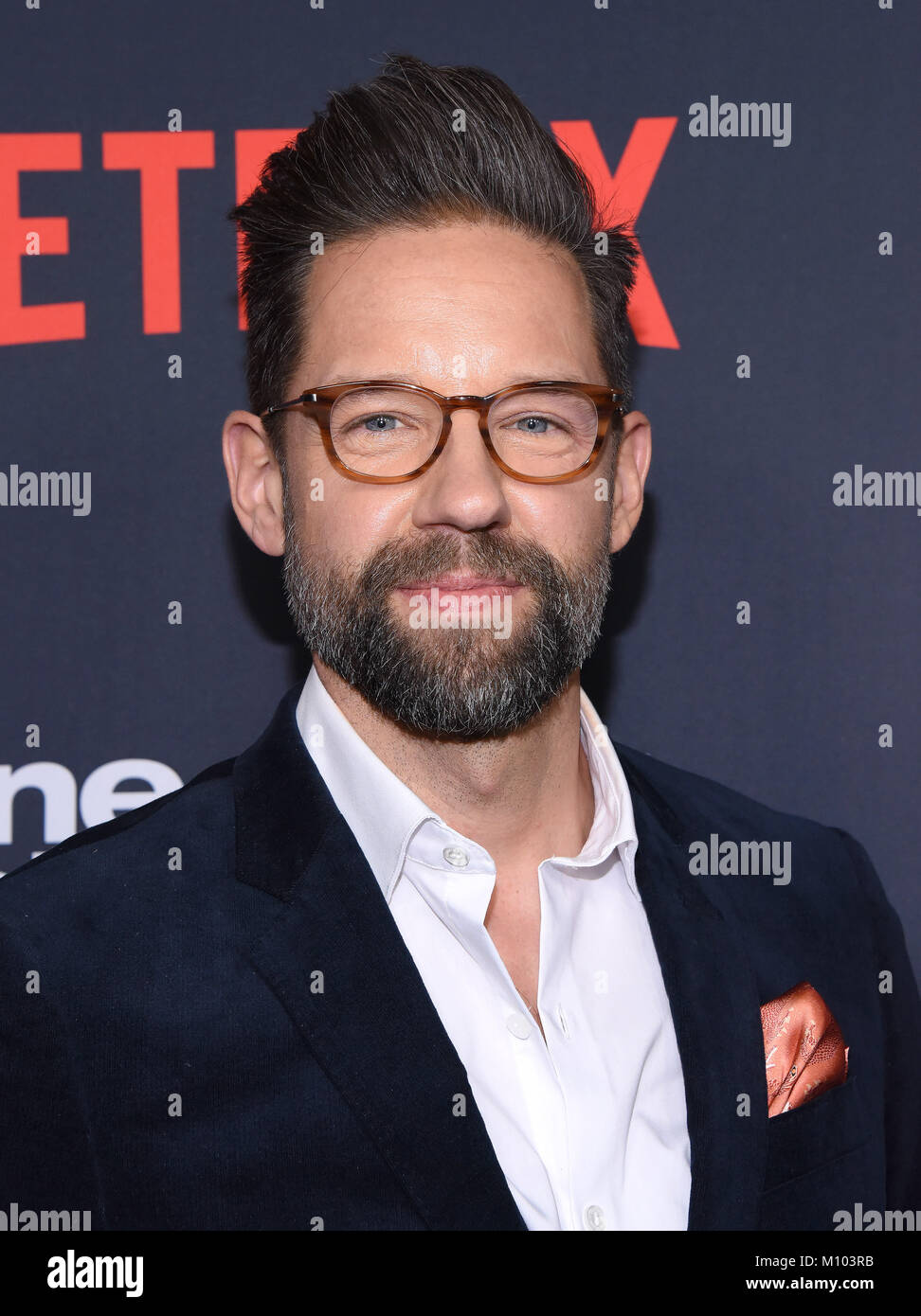 Hollywood, California, USA. 24th Jan, 2018. Todd Grinnell arrives for ...