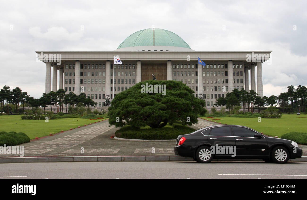 South Korea: National Assembly Building, Seoul | usage worldwide Stock ...