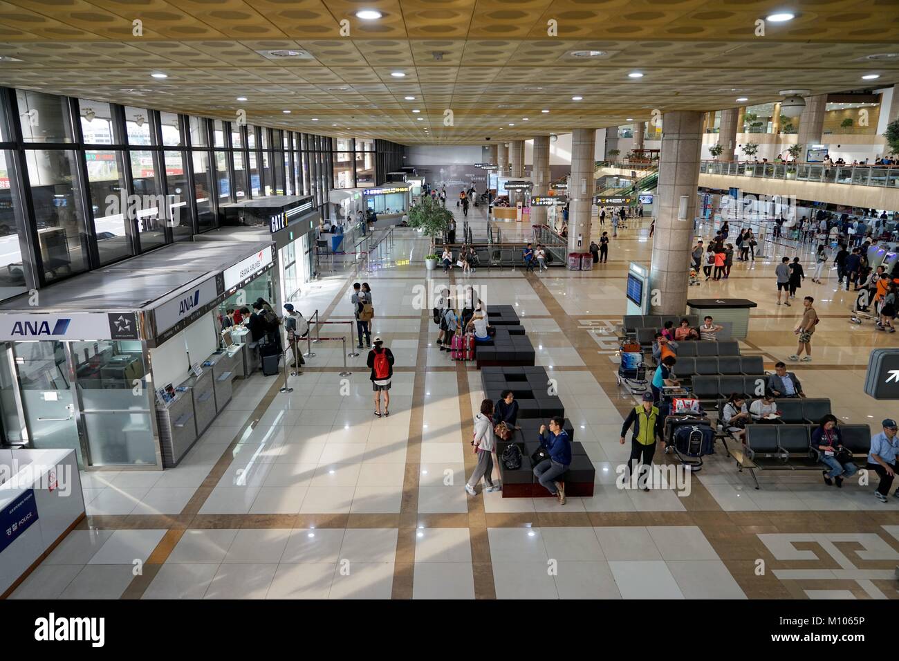 South Korea: International Terminal at Gimpo Airport (GMP) in Seoul ...