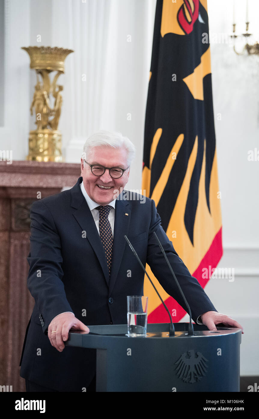 Berlin, Germany. 25th Jan, 2018. German president Frank-Walter ...