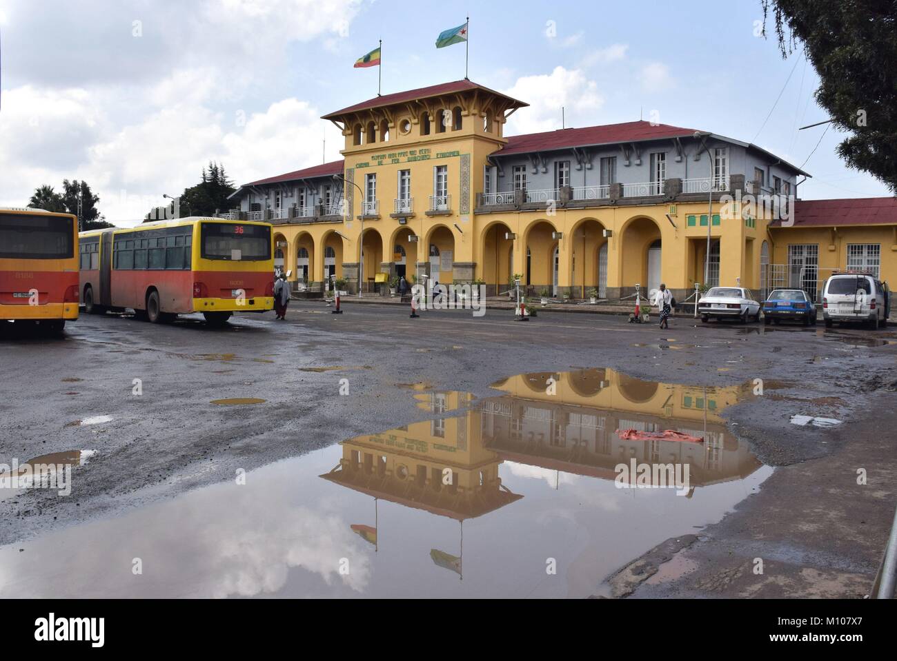 Addis Abeba, Ethiopia. 10th Aug, 2017. The old train station in the ...