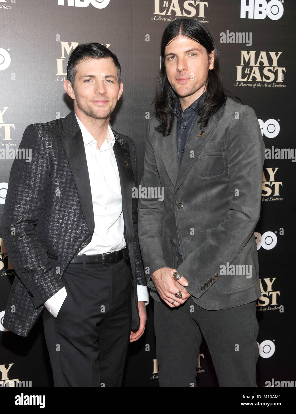 New York, NY, USA. 24th Jan, 2018. Scott Avett and Seth Avett attends ...