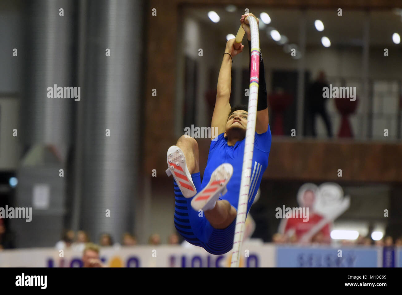 Ostrava, Czech Republic. 25th Jan, 2018. EMMANUIL KARALIS of Greece won ...