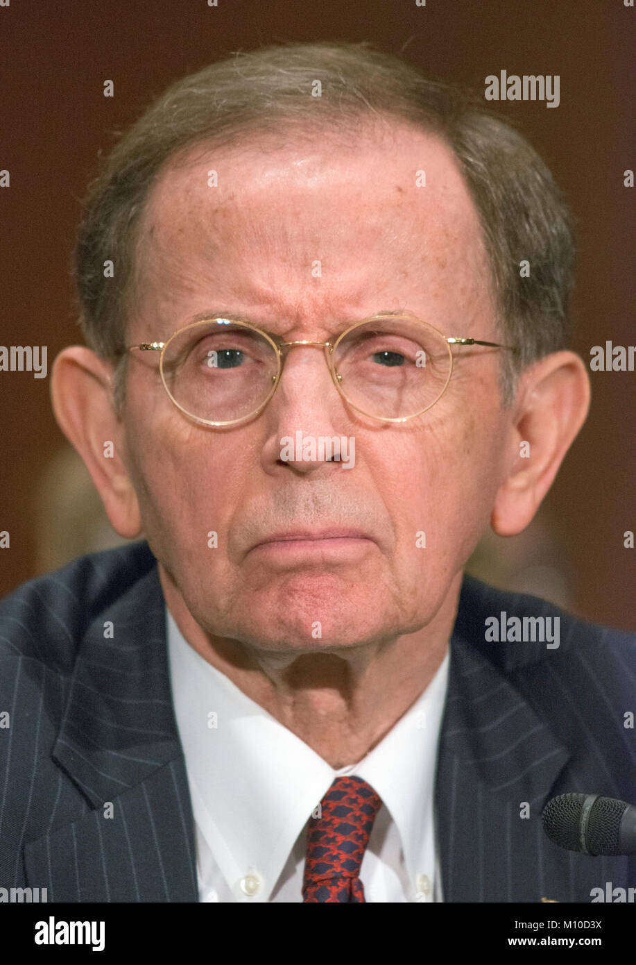 Washington, USA. 23rd Jan, 2018. Thomas E. Workman testifies before the ...