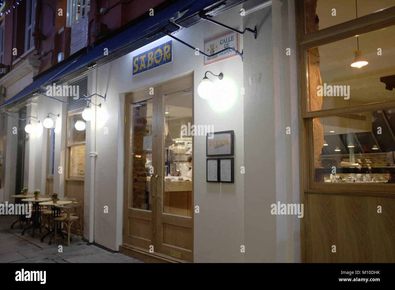SABOR Restaurant, Heddon Street, London, England, UK Stock Photo - Alamy